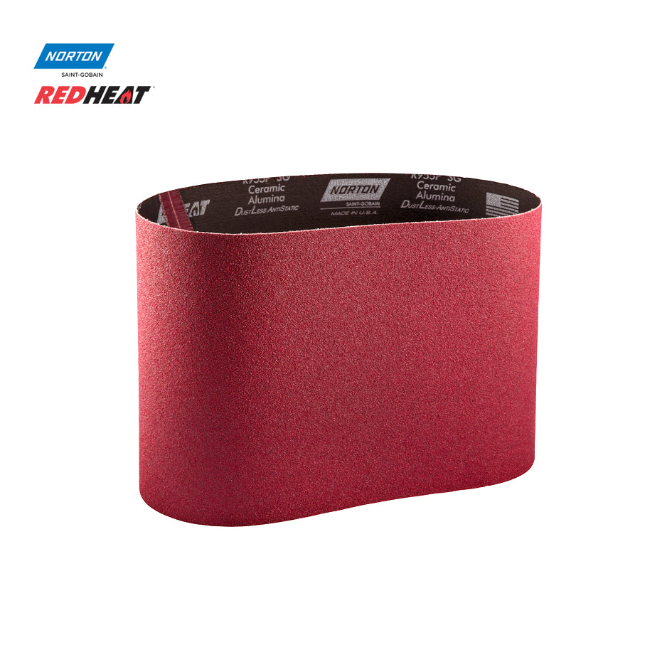 NORTON Red Heat 200mm x 750mm Belt R955P – FLOORWORKS